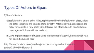 Actors model in gpars | PPT