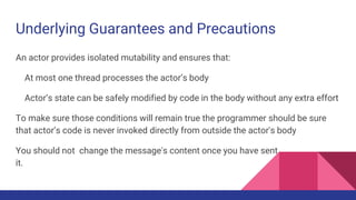 Actors model in gpars | PPT