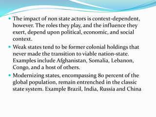 Actors of international relations | PPTX