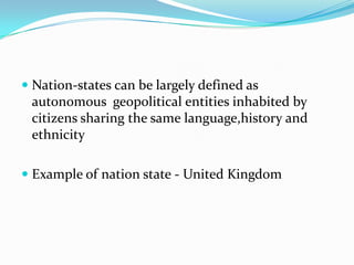 Actors of international relations | PPTX