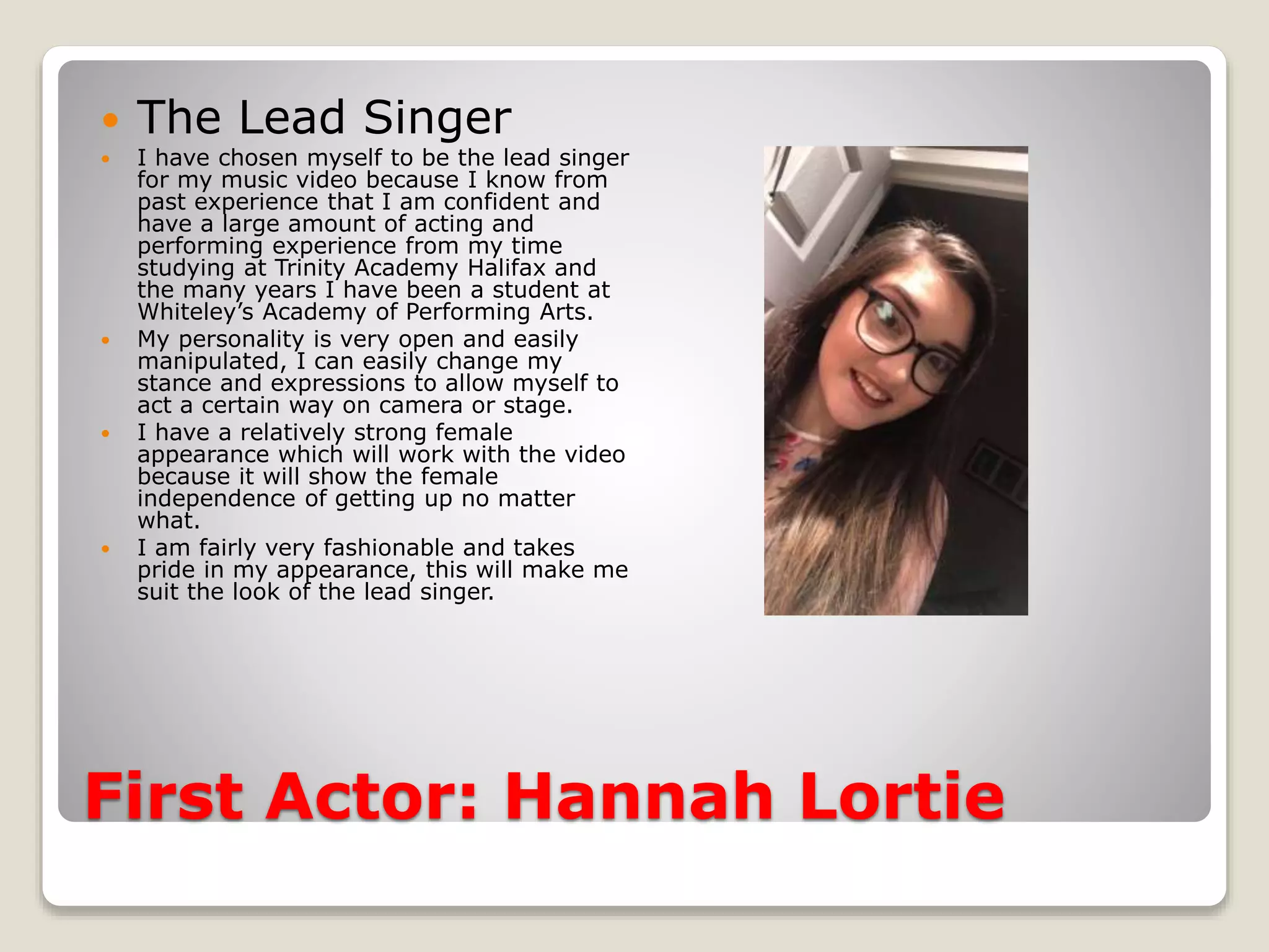 Actors powerpoint | PPTX | Musicals | Genres