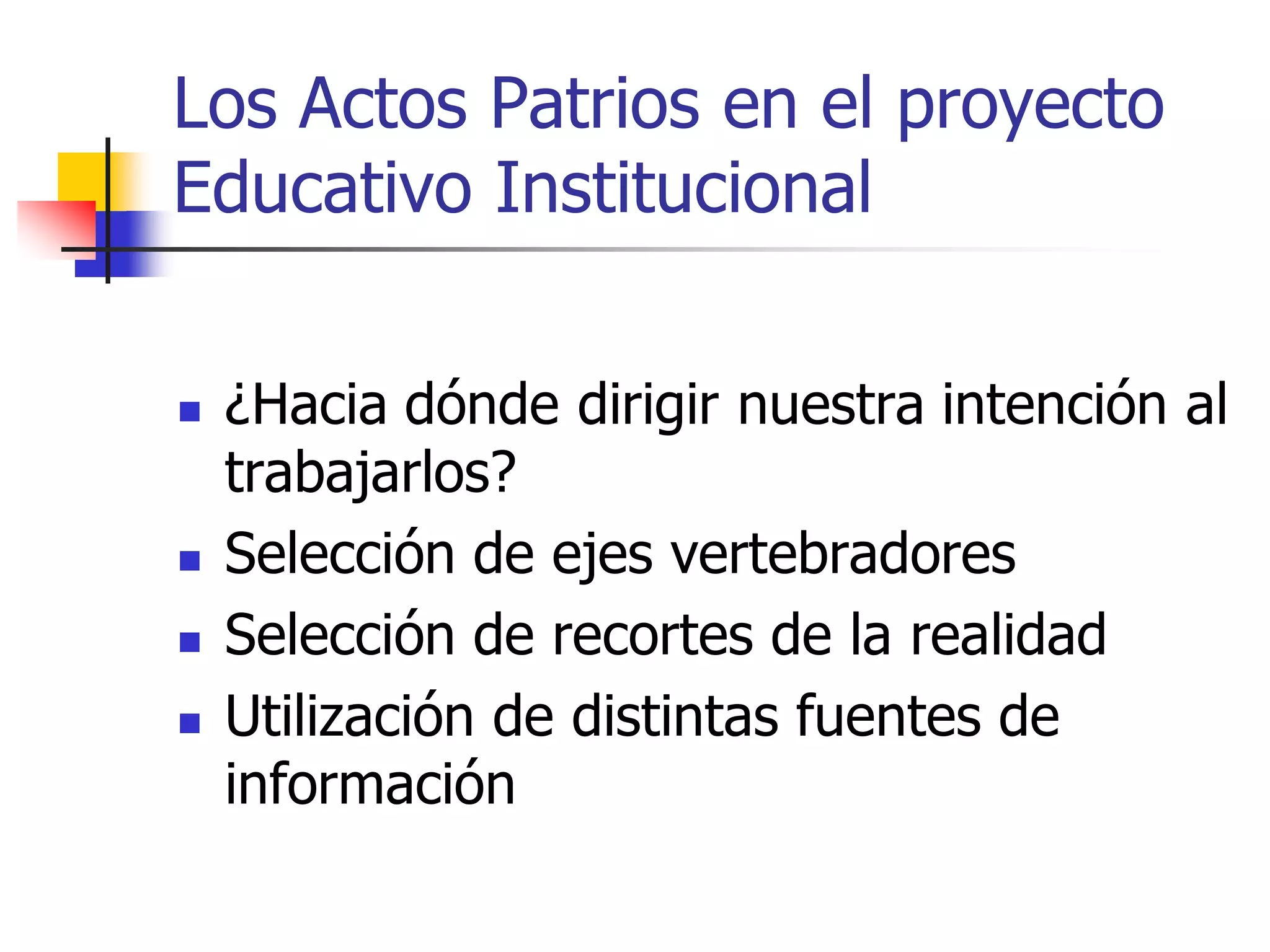 Actos patrios | PDF
