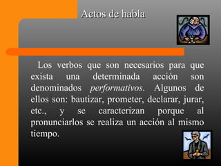 Actos de Habla | PPT