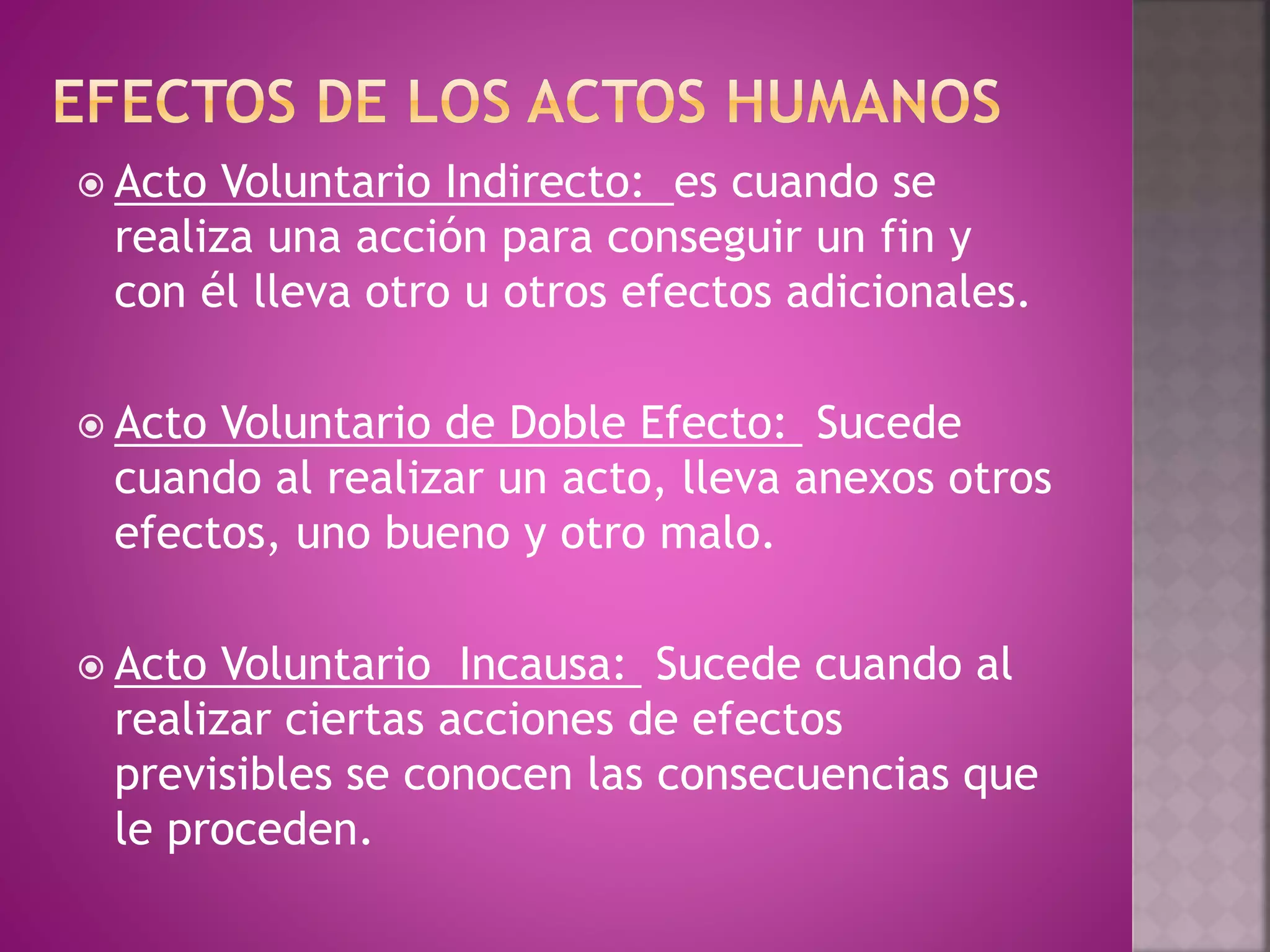 Actos humanos | PPTX