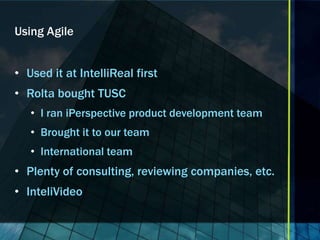 A CTOs Perspective on Agile | PPT