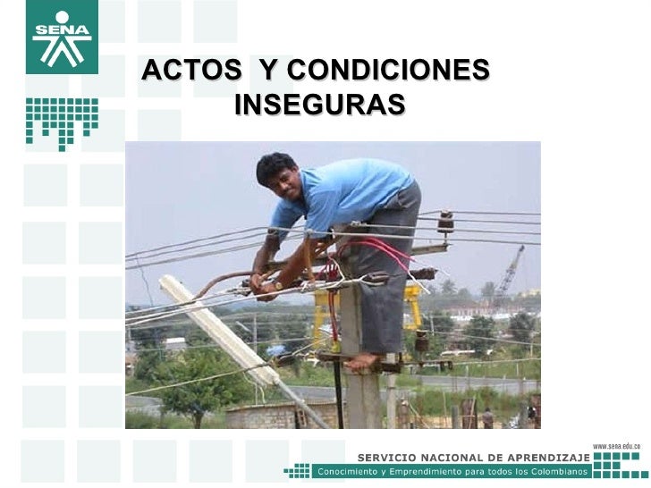 Actos y condiciones inseguras