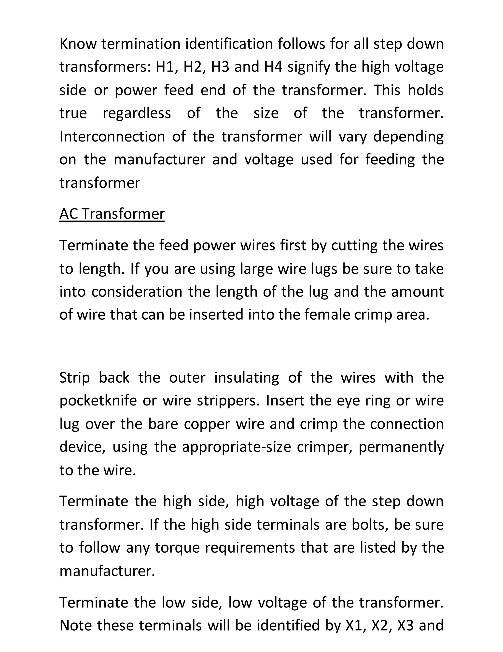 AC TRANSFORMER | DOCX
