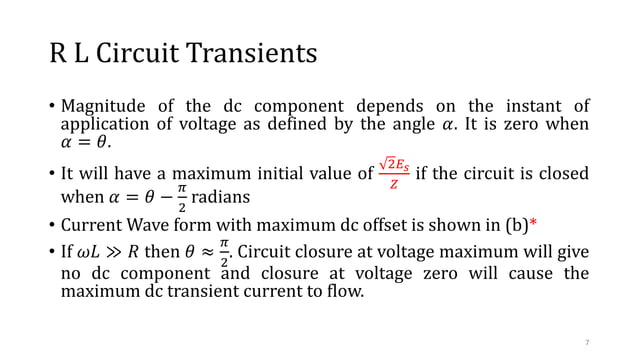 ac transients.pptx | Physics | Science