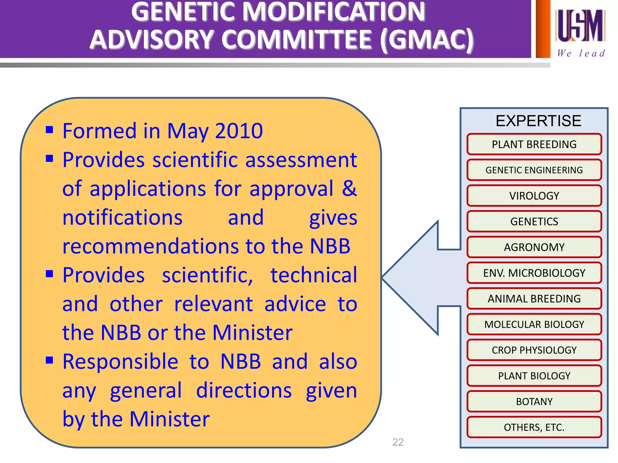 Biorisk Act & Regulation in Malaysia.pptx