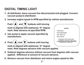 Actron CP7527 Inductive Timing Light User Manual | PPT