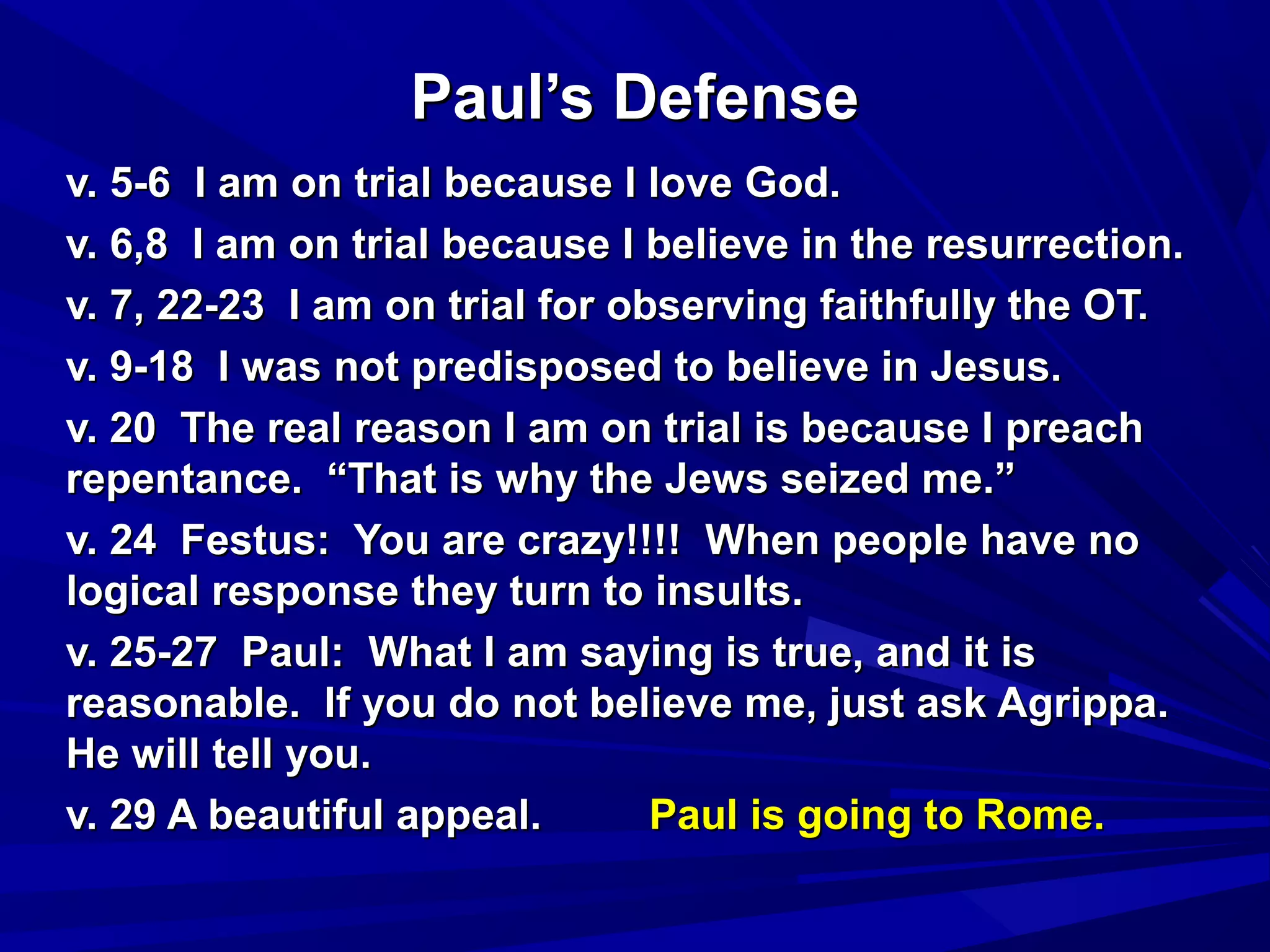 Sermon on Acts CH 20 | PPT