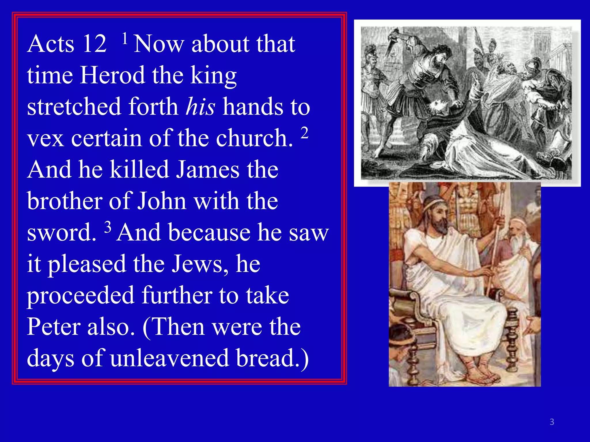 Acts 12a when god's people pray | PPTX