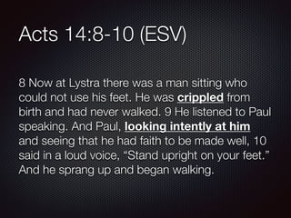 Acts 14.8-20 Misguided Worship: Only god is worthy of worship and ...