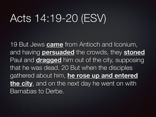 Acts 14.8-20 Misguided Worship: Only god is worthy of worship and ...