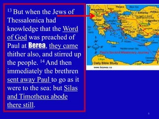 Acts 17b search the scriptures to know the truth | PPTX