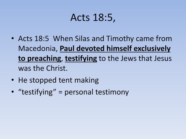Acts 18, apologetics, | PPTX
