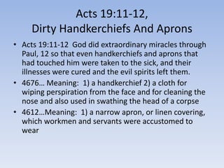 Acts 19, Receiving the Holy Spirit, baptism of the Holy Spirit ...