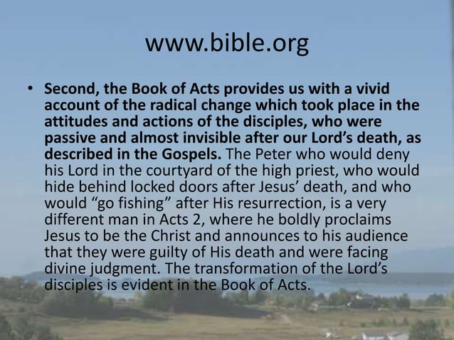 Acts 1, The Person and works of the Holy Spirit, restoring the kingdom ...