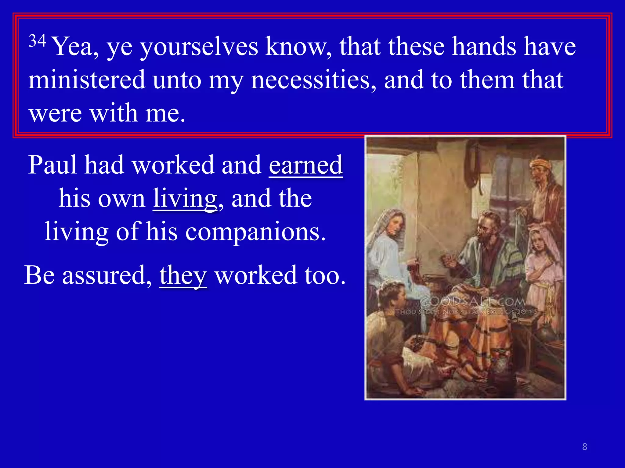 Acts 20e to trust god is to live life his way | PPT