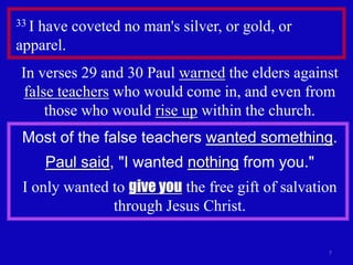 Acts 20e to trust god is to live life his way | PPTX