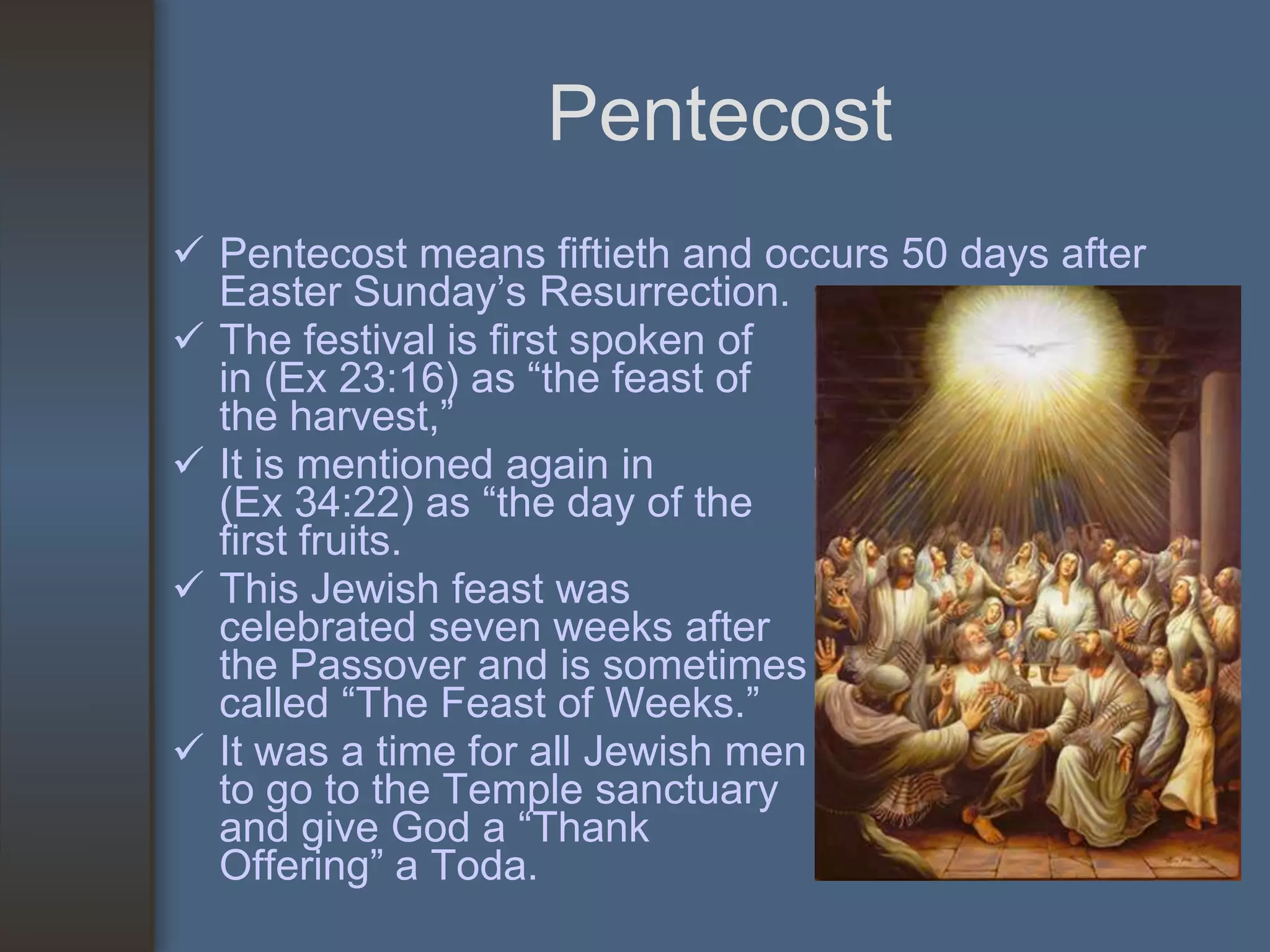 Pentecost - First Reading: Acts 2:1-11- | PPSX