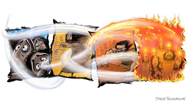 The Day of Pentecost | A Visual Guide to Acts 2:1-13 | PPTX