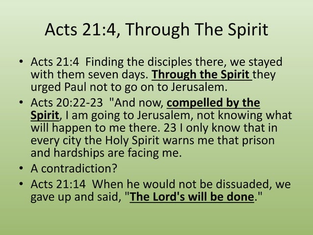 Acts 21, End Of The 3rd. Missionary Journey, Headed To Jerusalem ...