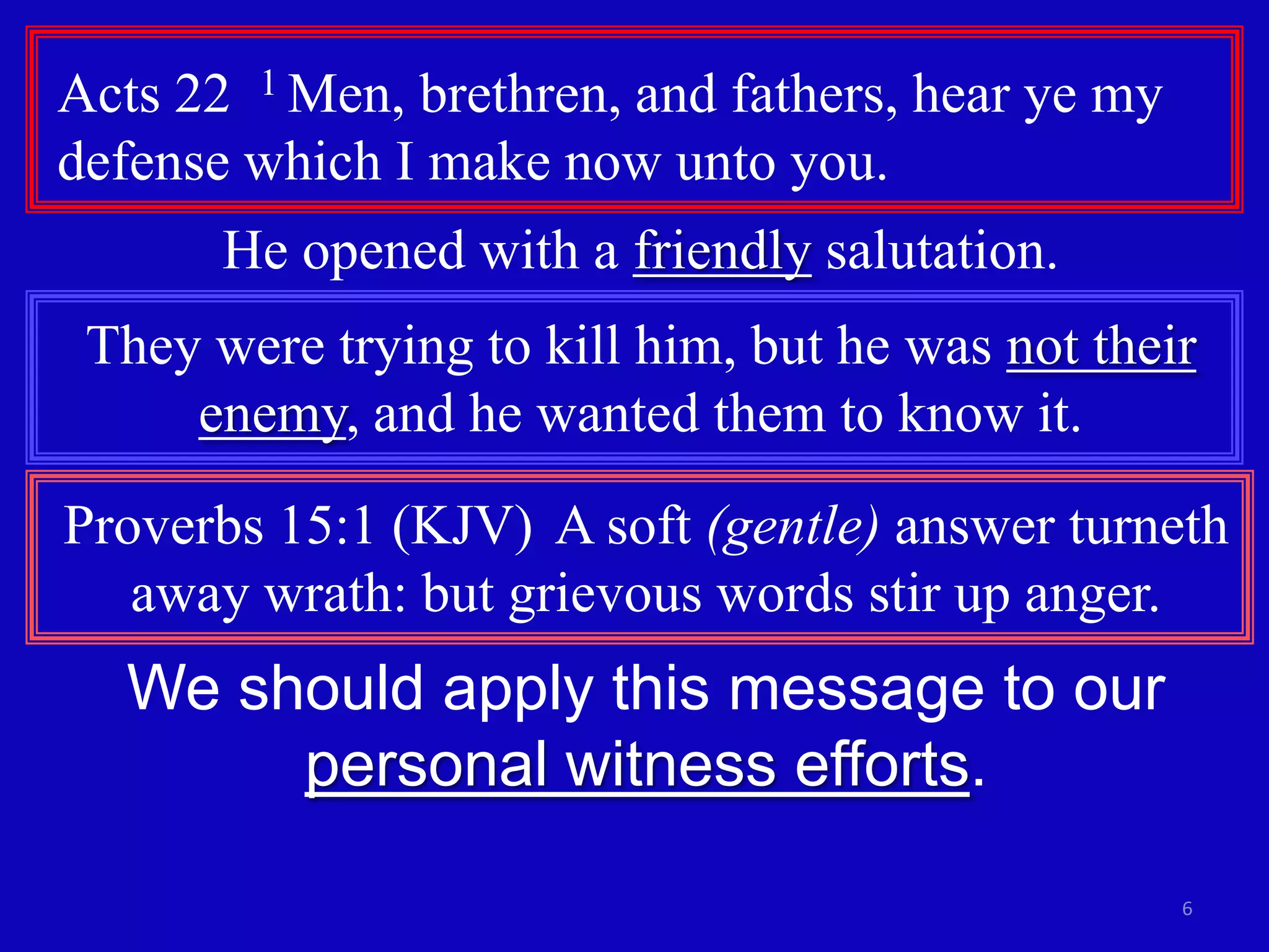 Acts 22a personal witness | PPTX