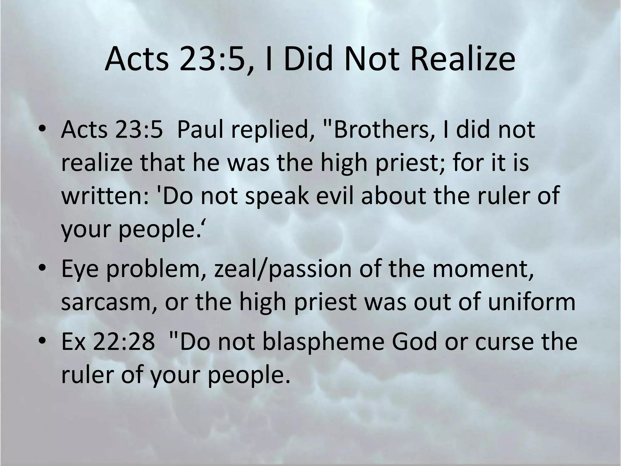 Acts Chapter 23, Ananias, Sadducees Pharisees, Separation Of Church And ...