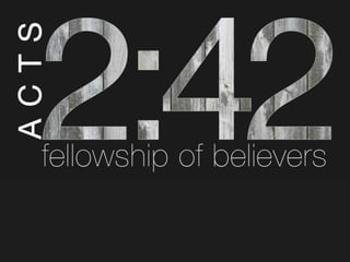 Acts 242 believers | PPTX