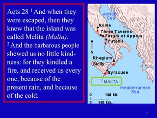 Acts 28a snakebit | PPTX