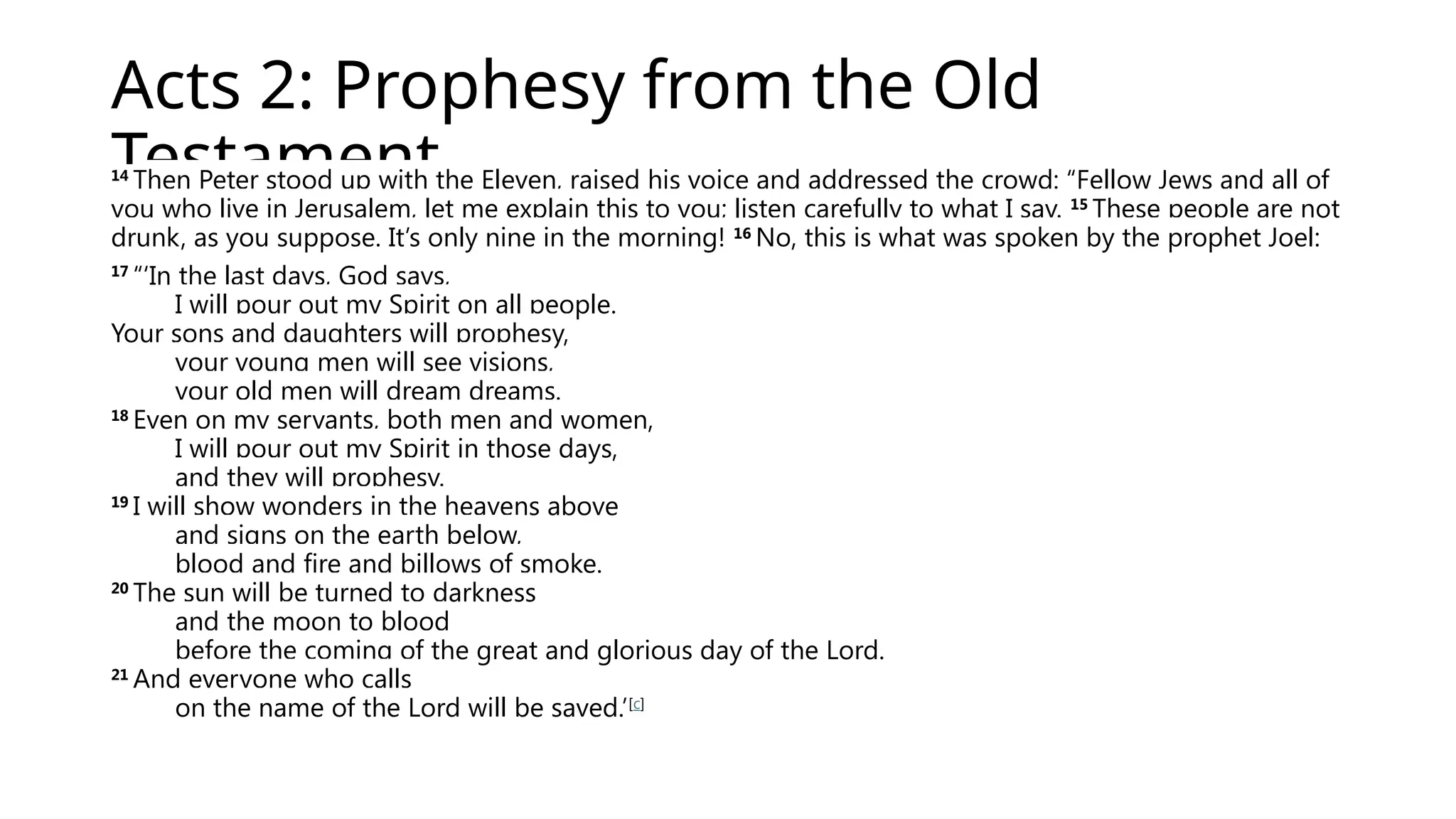 Presentation on Acts 2 with Lots of Background | PPTX