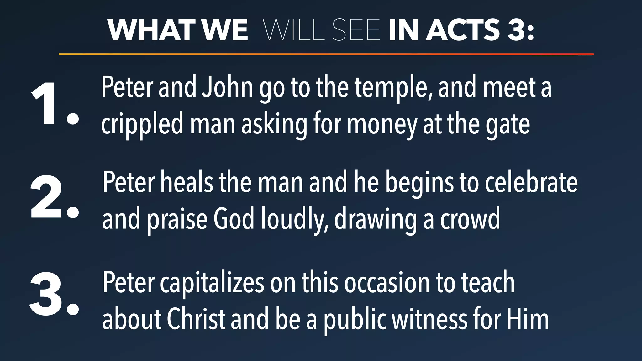 How to Be a Witness for Christ (Acts 3) | PDF