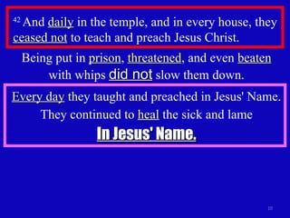 Acts 5d The Courage of the Apostles | PPT