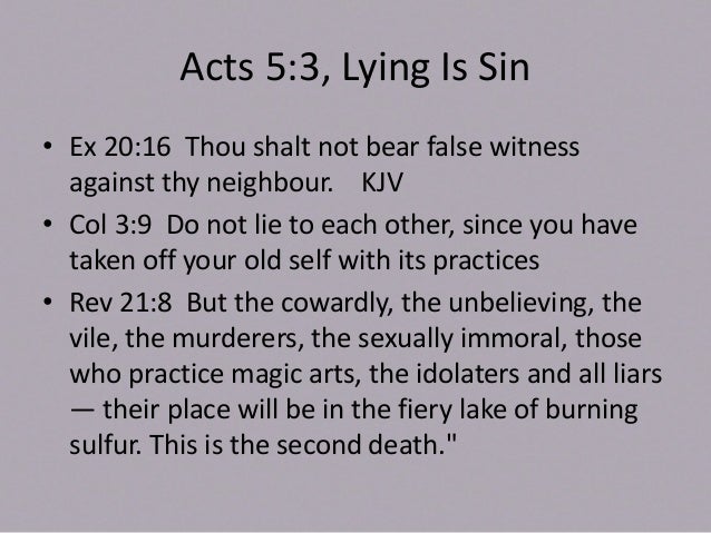 Acts 5, The Personhood of the Holy Spirit, The scariest NT chapter, S…