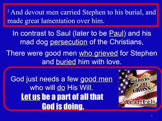 Acts 8a Martyrdom of Stephen | PPT