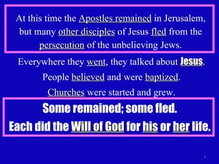 Acts 8a Martyrdom of Stephen | PPT