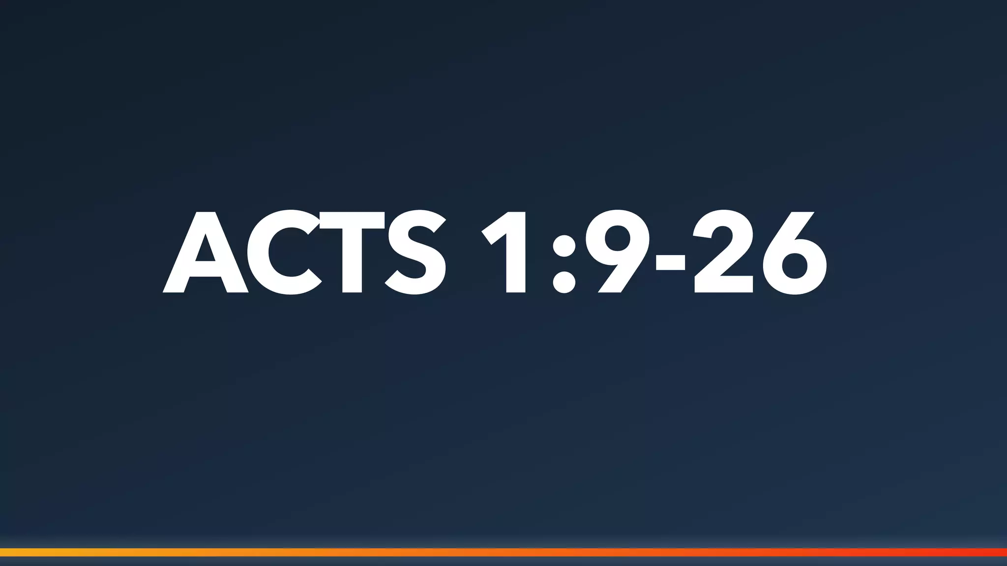 Acts chapter 1 | PDF