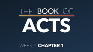 Acts chapter 1 | PDF