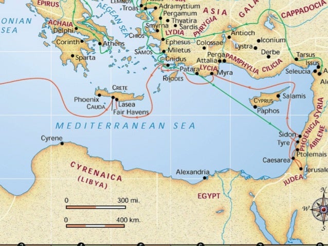 Acts 27-28, Malta, anchors, Roman Road, Syrtis Sands, driven along, W…