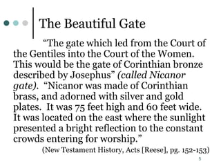 The Book of Acts: Chapter 3 | PPSX