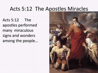 The Book of Acts: Chapter 5 | PPSX