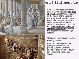 The Book of Acts: Chapter 5 | PPSX