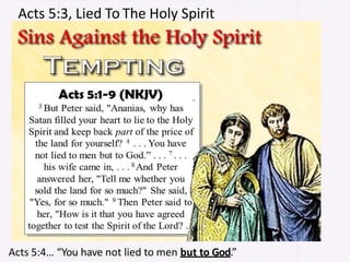 The Book of Acts: Chapter 5 | PPSX