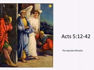 The Book of Acts: Chapter 5 | PPSX