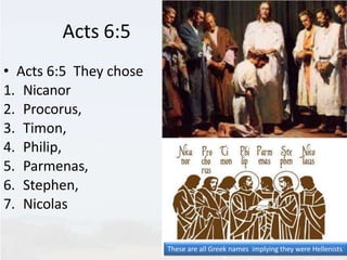 The Book of Acts: Chapter 6 | PPSX