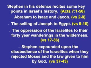 The Book of Acts: Chapter 7 | PPSX