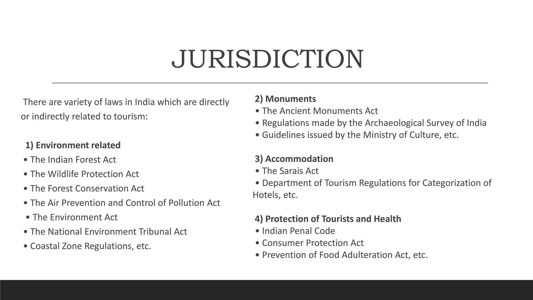 Acts & Laws in Tourism Industry.pptx laws | PPTX