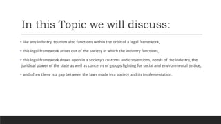 Acts & Laws in Tourism Industry.pptx laws | PPTX