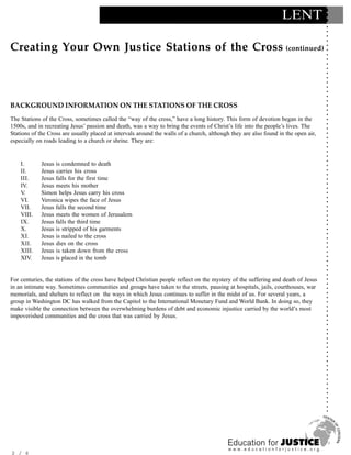 Justice Stations of the Cross | PDF